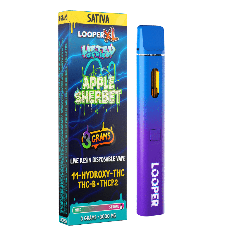 Looper XL Lifted Series THC-A Live Resin Disposable | 3g