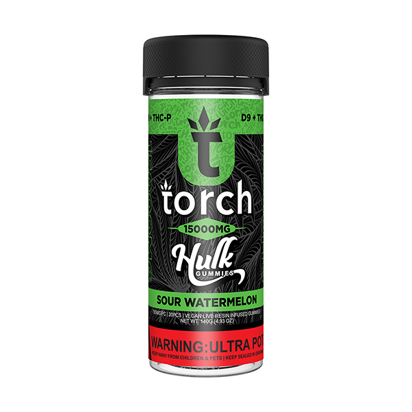 Torch Hulk Gummies: D9 + THCP | 15000mg