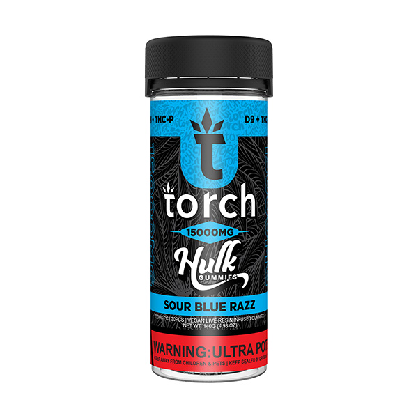 Torch Hulk Gummies: D9 + THCP | 15000mg